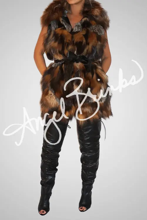 Fall Fur Vest/Jacket – standout glam look for special occasions ...